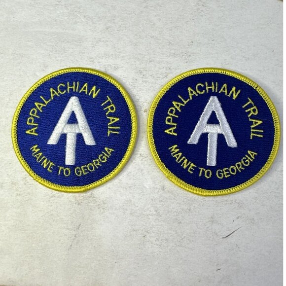 Office | Appalachian Trail Maine To Georgia At Logo Blue Yellow Round ...